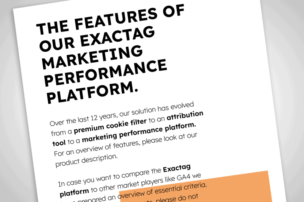 Comparison of attribution tools | Exactag